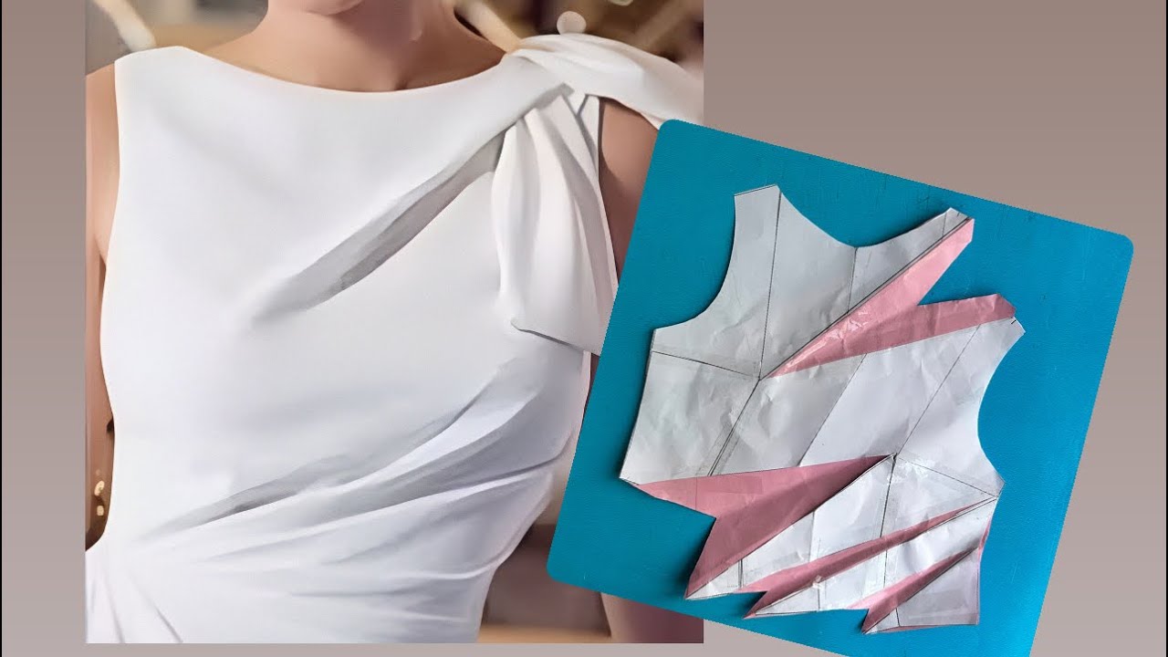 Como fazer drapeado vestido - YouTube
