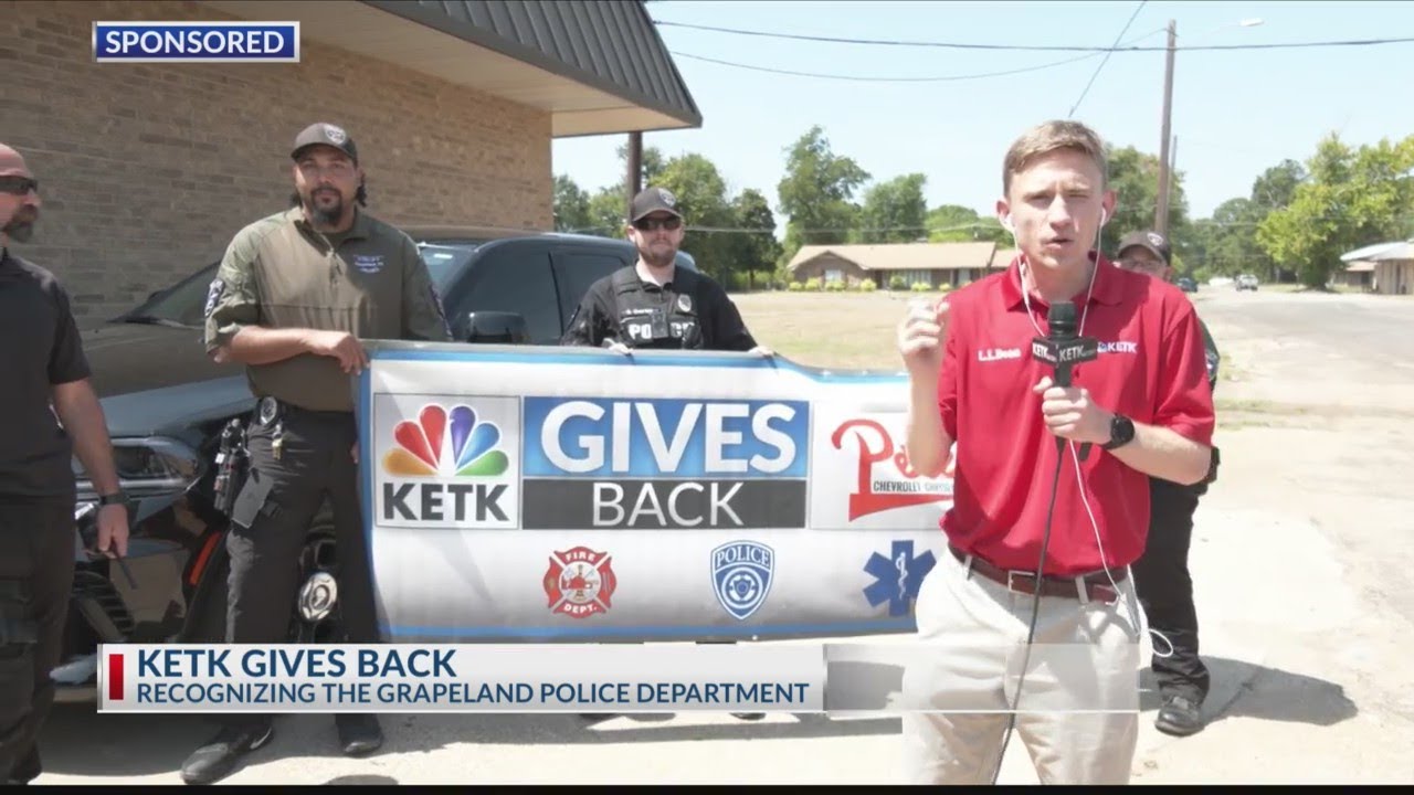 KETK Gives Back: Grapeland Police Department - YouTube