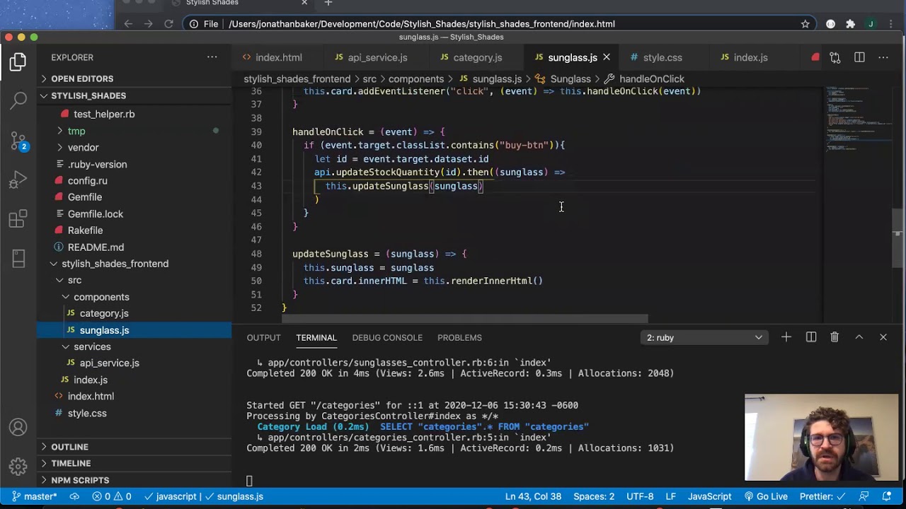 Flatiron School Javascript Project Youtube