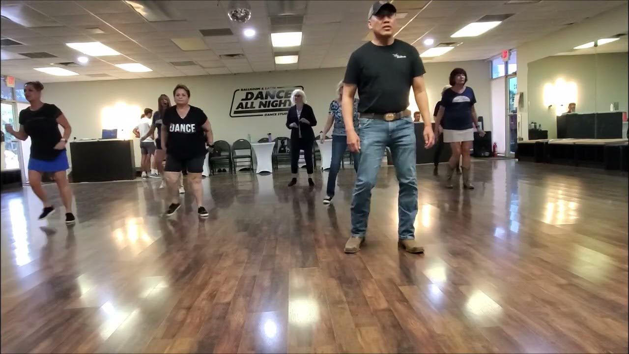Dancing That Honky Tonk Highway Line Dance By Maggie Shipley With Dawn At Dance All Night On 8 7 ...