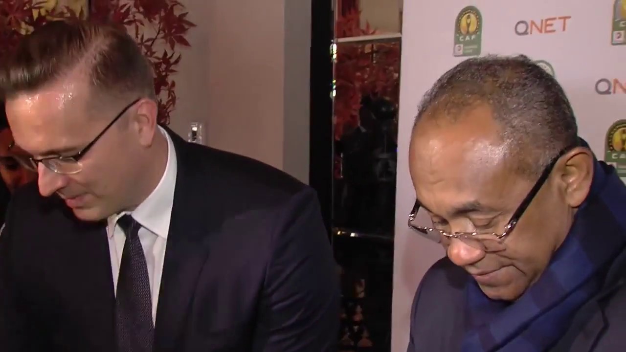 QNET CAF Sponsorship Contract - YouTube