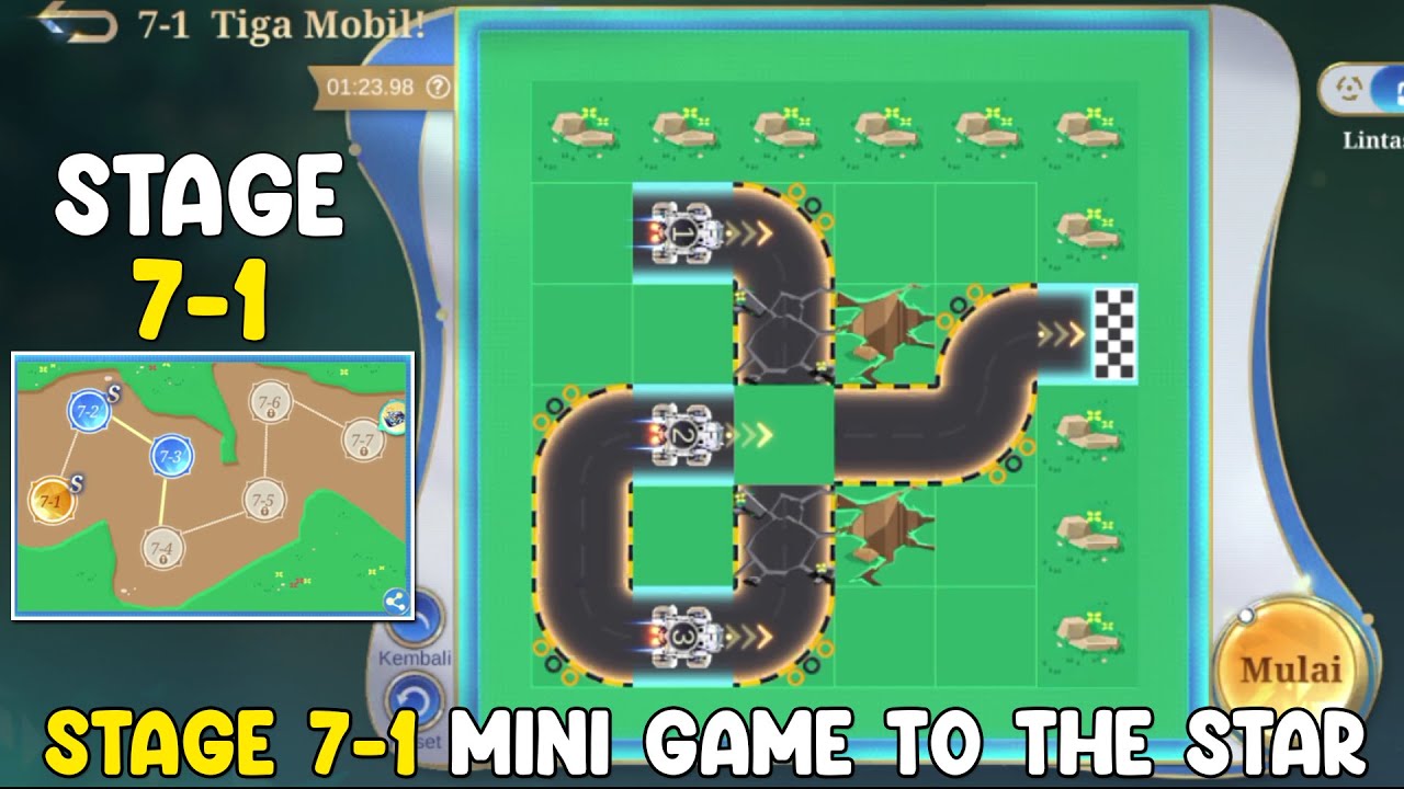 CARA MENYELESAIKAN MINI GAME TO THE STARS 2.0 STAGE 7-1 MOBILE LEGENDS ...
