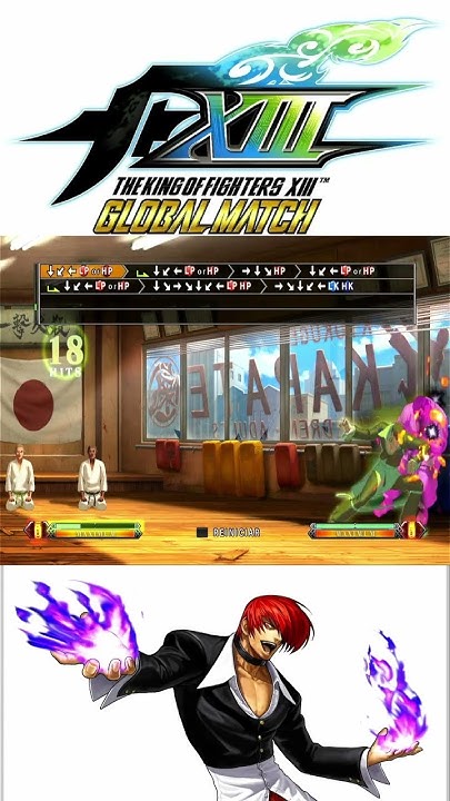 Iori EX Trial Combo 09 (KoF XIII GM) - YouTube