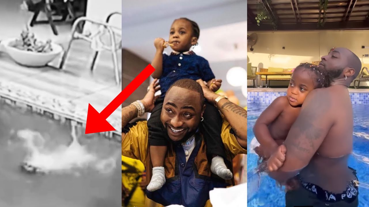 Davido React to CCTV FOOTAGE of Davido Son Drown Death - YouTube