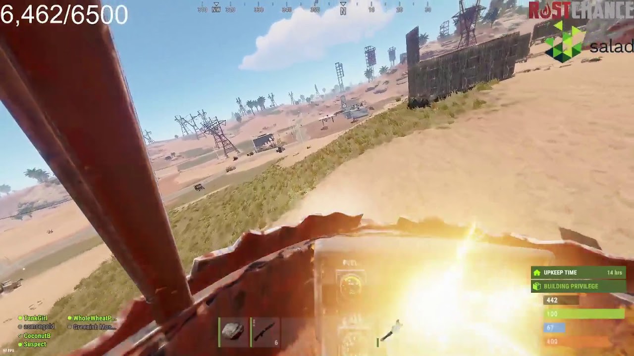 12k hour rust andy shows off his flying skills - NEW OTV & Friends Rust ...