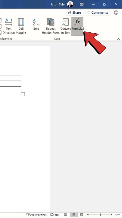 Mastering FORMULAS in Microsoft Word Tables! - YouTube
