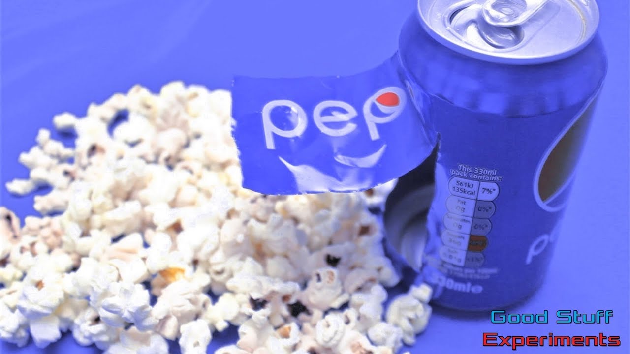 How to Make a Popcorn Machine from Pepsi Can - YouTube