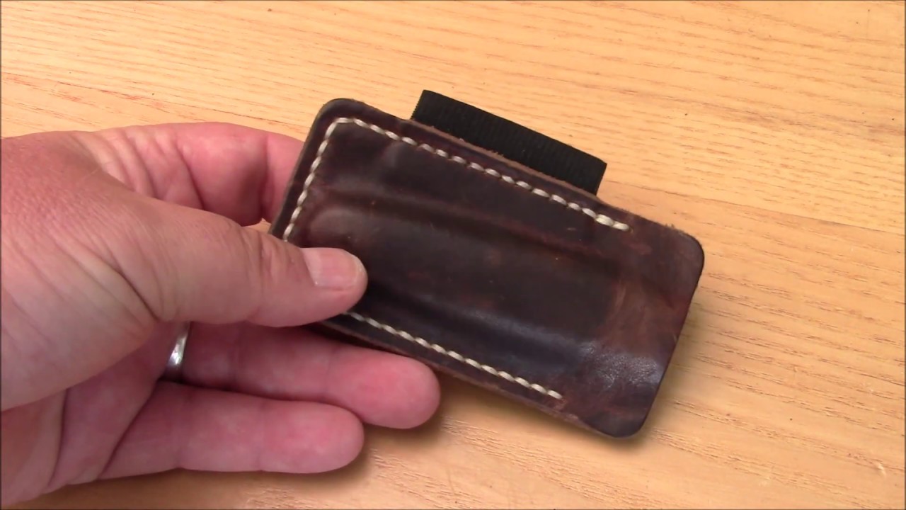 Popov leather EDC pocket protector - YouTube
