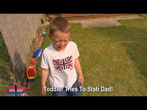 Toddler Tries To Stab Dad! | Supernanny