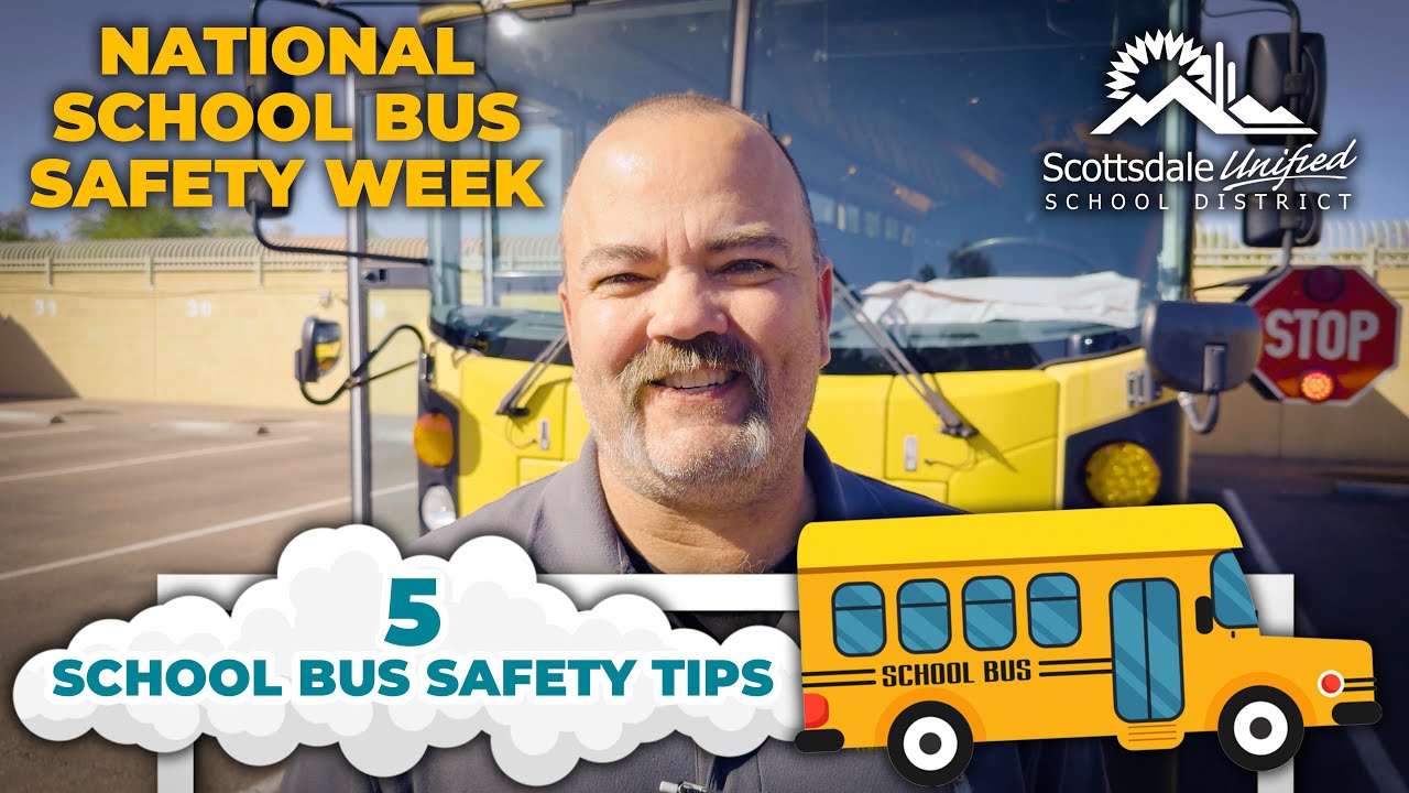 5 School Bus Safety Tips from SUSD Transportation - YouTube