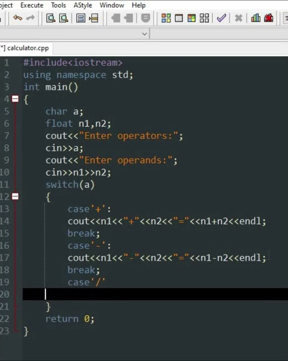 C++ Program to make a simple Calculator || CPP Programming || Programming_knowledge 👩‍💻 - YouTube