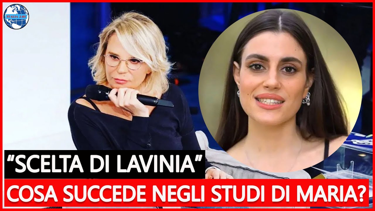 UeD, c’è la scelta di Lavinia. Cosa succede negli studi di Maria? - YouTube