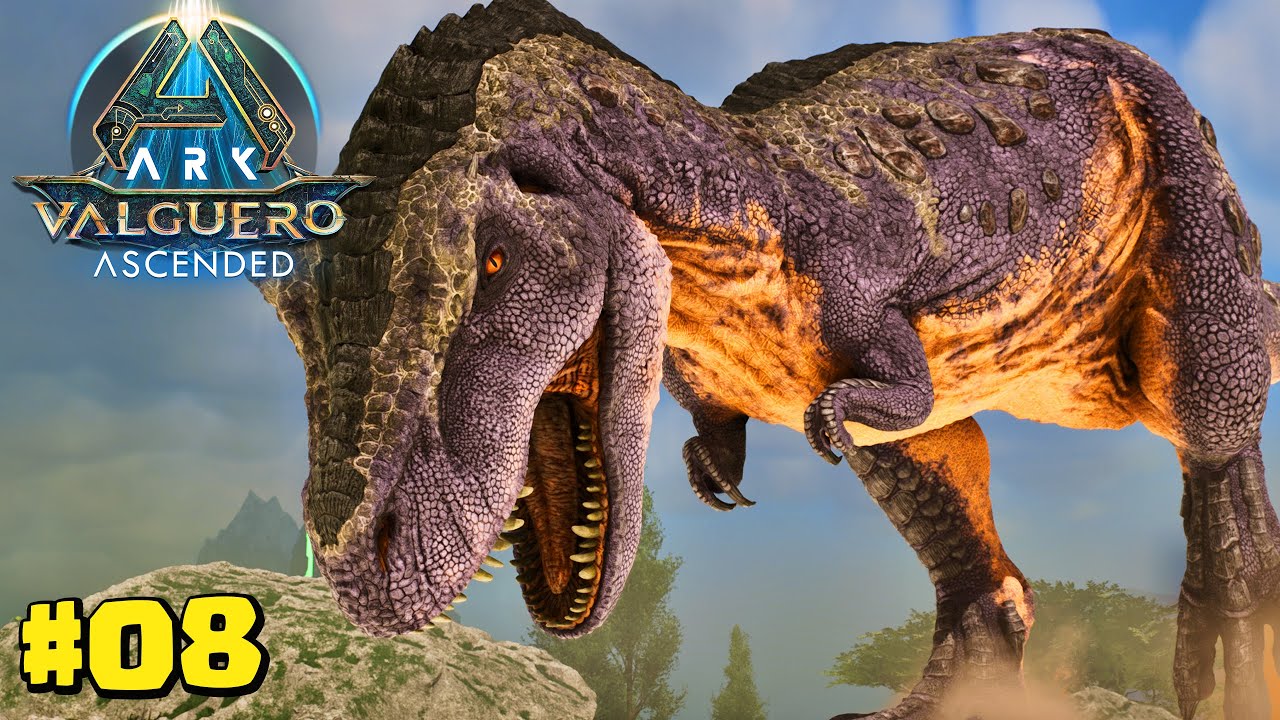 🦖 EM BUSCA DE UM REX PODEROSO - VALGUERO - ARK: SURVIVAL ASCENDED 🦖 #08 ...
