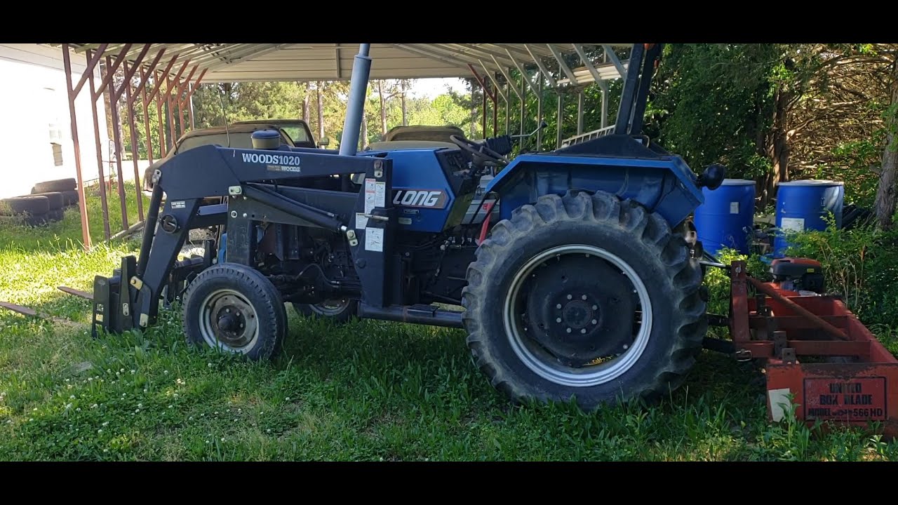 Tractor loader installation with hydraulic tie in and mounting points ...