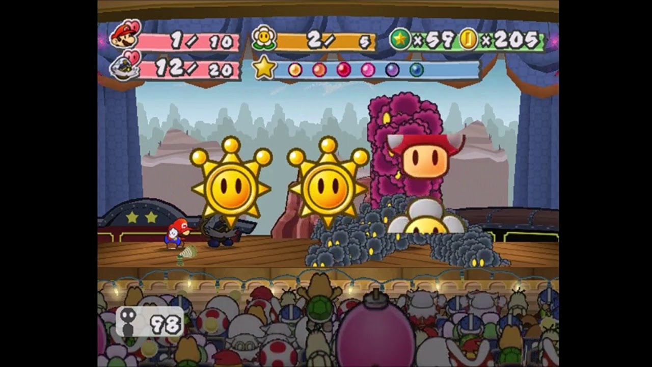 Paper Mario Impossible mode Smorg - YouTube