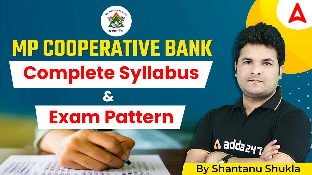 MP Cooperative Bank Complete Syllabus & Exam Pattern 2022 By Shantanu ...