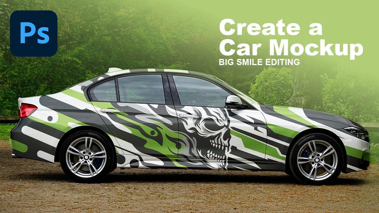 Create a Realistic Car Mockup in Photoshop - YouTube