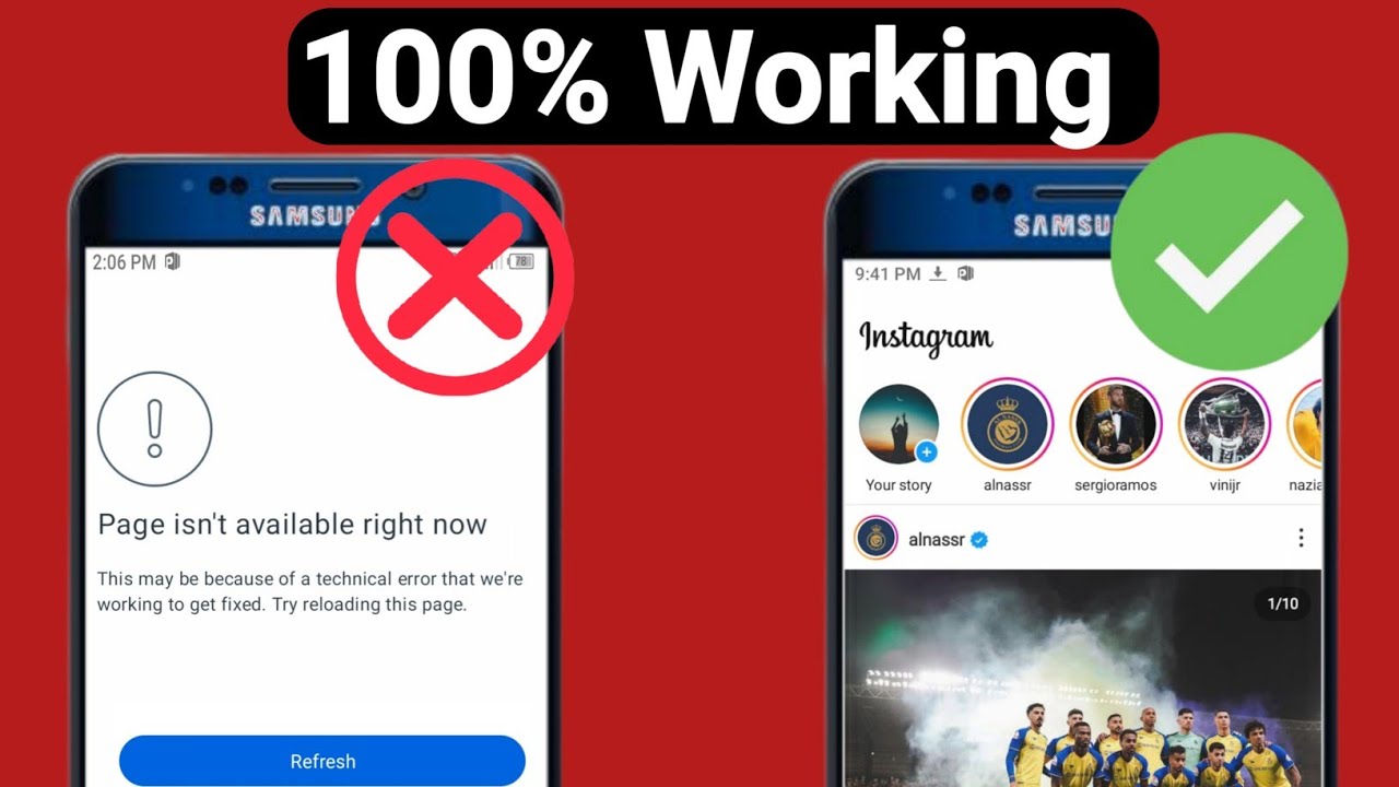 Page isn’t Available Right Now in Instagram | How to fix Page isn’t ...