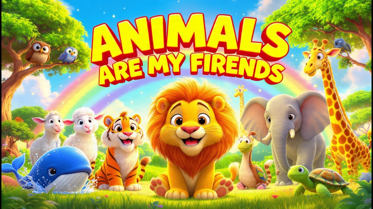 Animals Are My Friends 🐾 | Fun Animal Song for Kids | Learn Animals ...