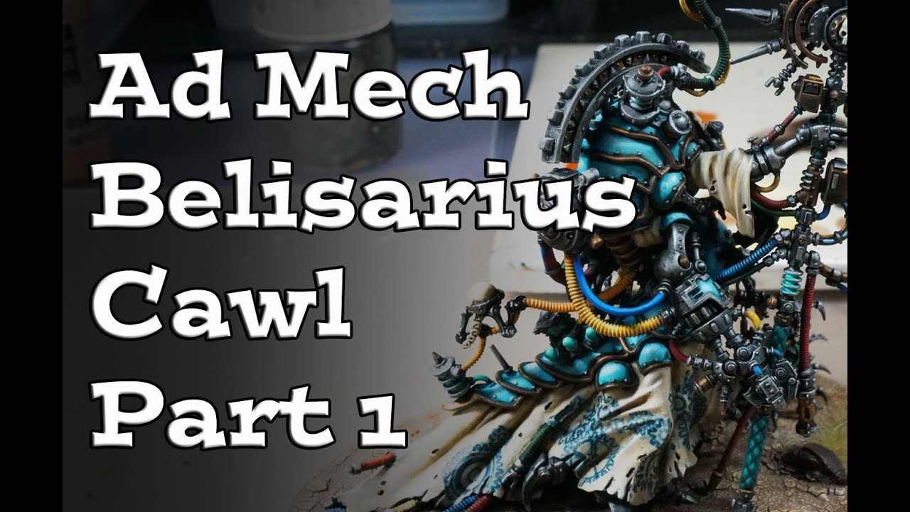 How to Paint Ad Mech Belisarius Cawl Part 1 - YouTube
