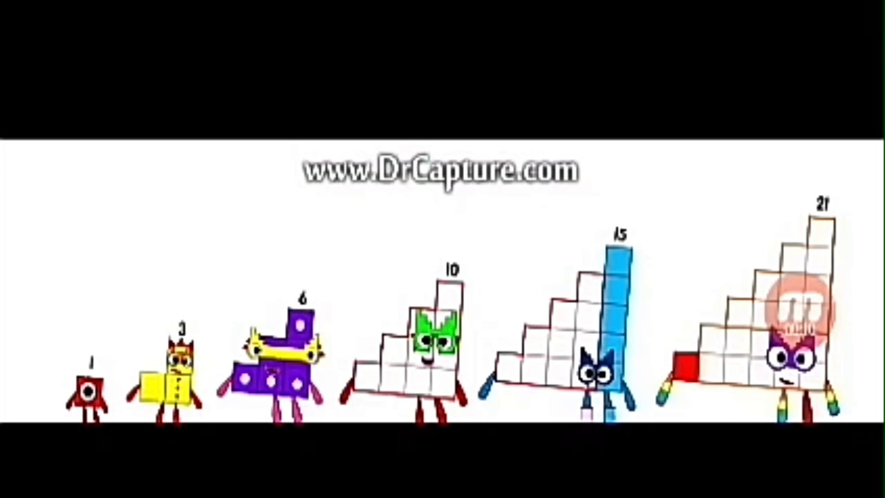 Numberblocks 21 reversed - YouTube