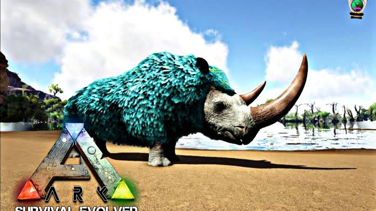 Collect 5 Woolly Rhino Horn Ark Survival Evolved Mobile - YouTube