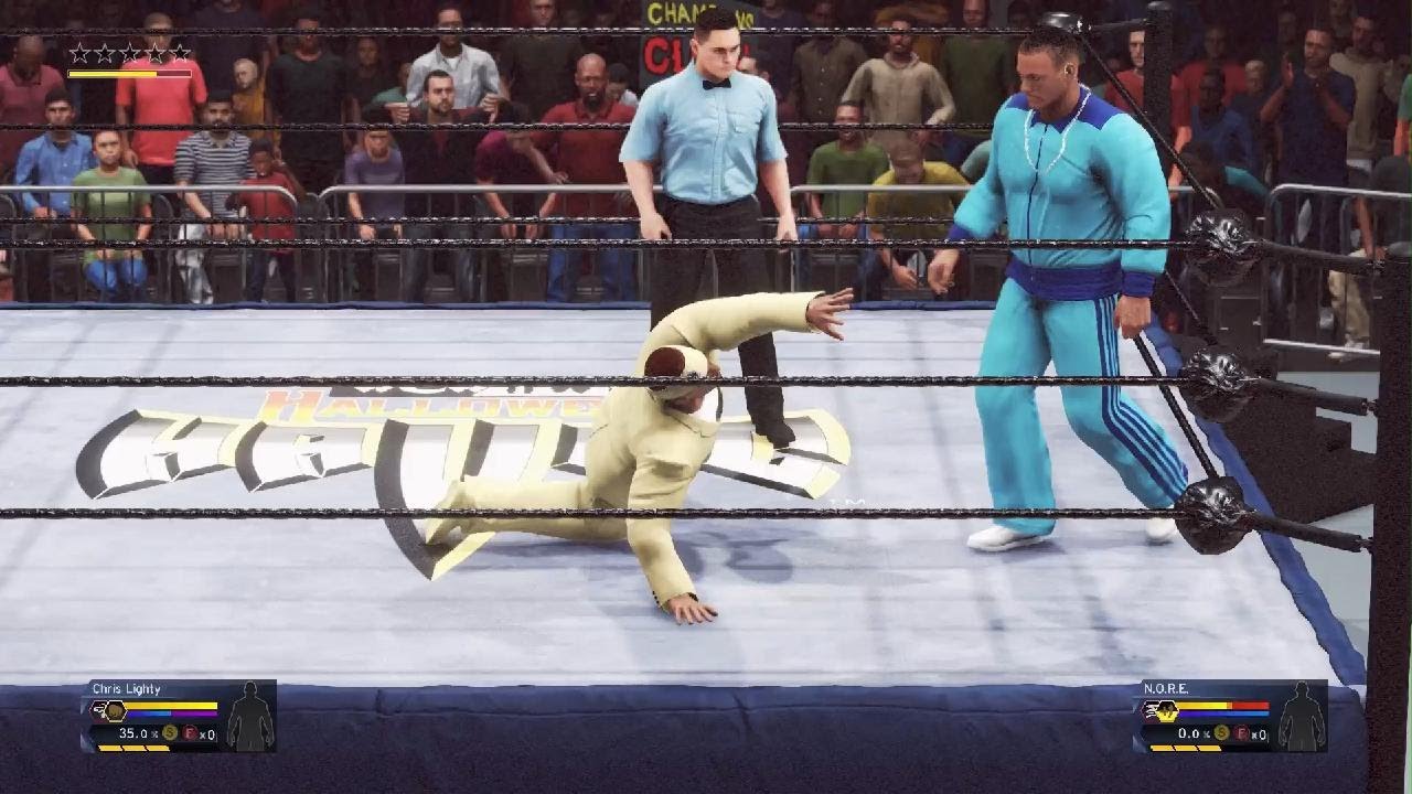 Def Jam Wrestling 2K20 - Chris Lighty vs N.O.R.E. - YouTube