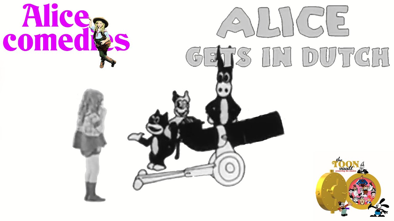 Alice and Julius the Cat in "Alice Gets in Dutch" by Walt Disney. - YouTube