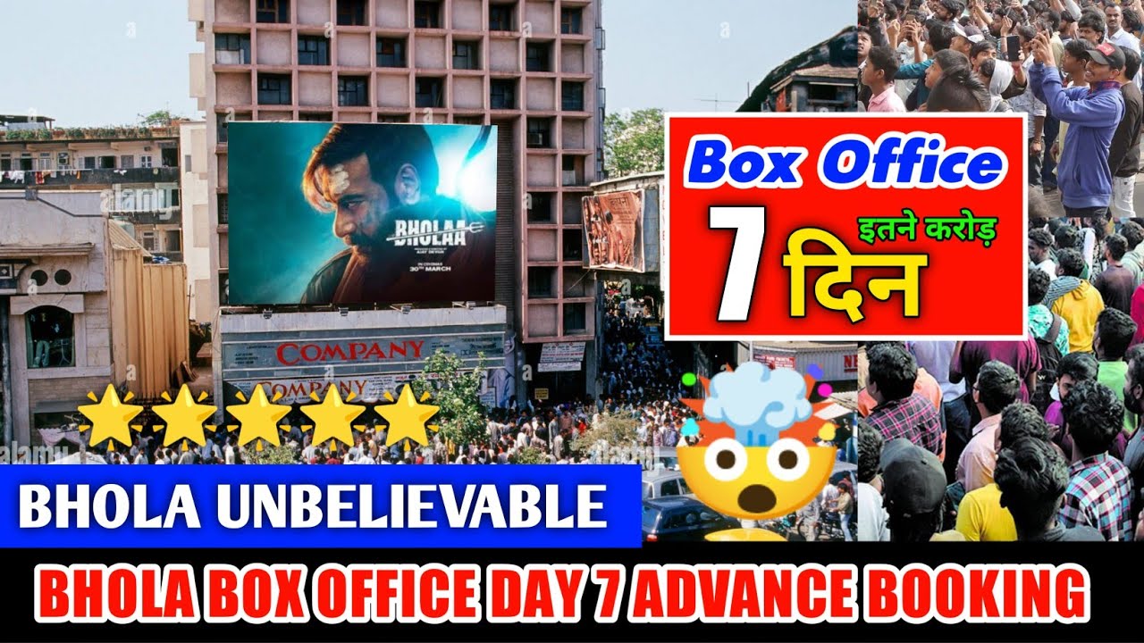 Bhola day 7 advance booking | bhola day 6 collection sacnilk | Box ...