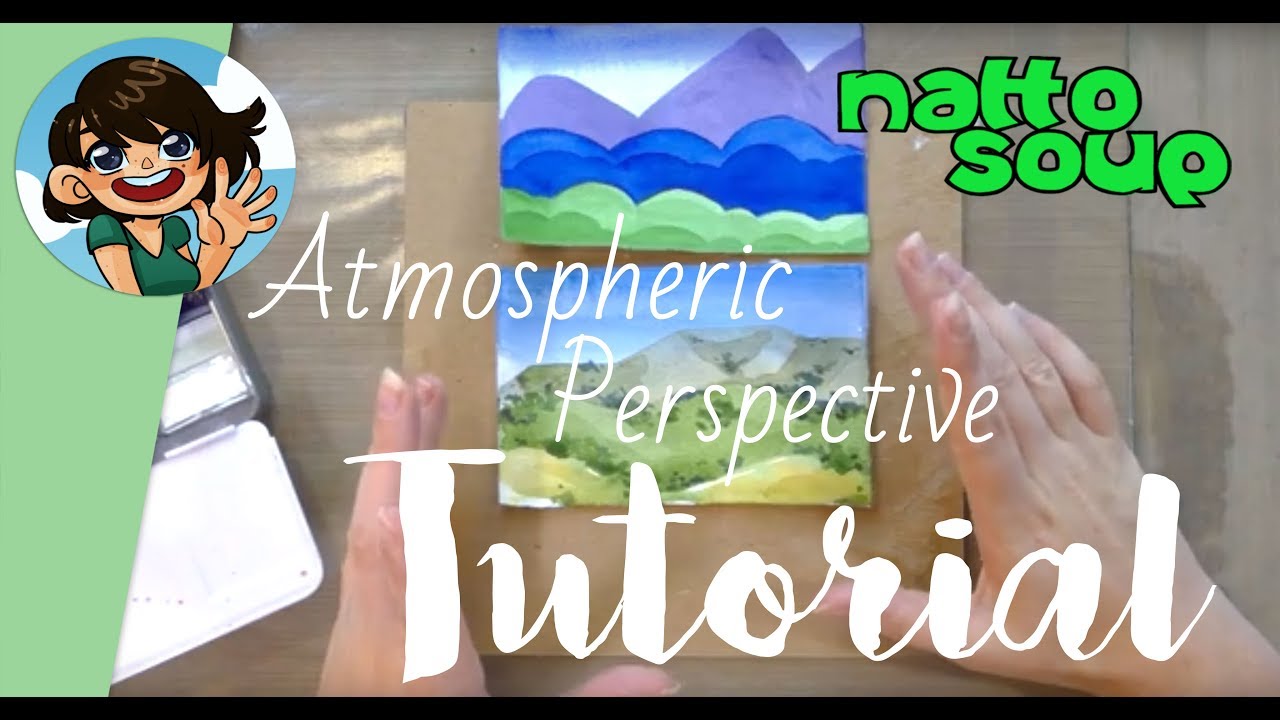 Atmospheric Perspective In Watercolor (Tutorial) - YouTube