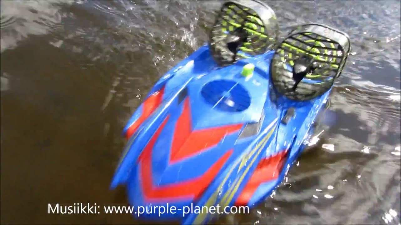 Silverlit Hover Racer rc-veneiden uittolammella Maskussa - YouTube