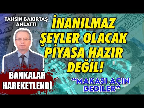 #CANLI İnanılmaz Şeyler Olacak | #Piyasa Hazır Değil | 'Makası Açın' Dediler | Tahsin Bakırtaş