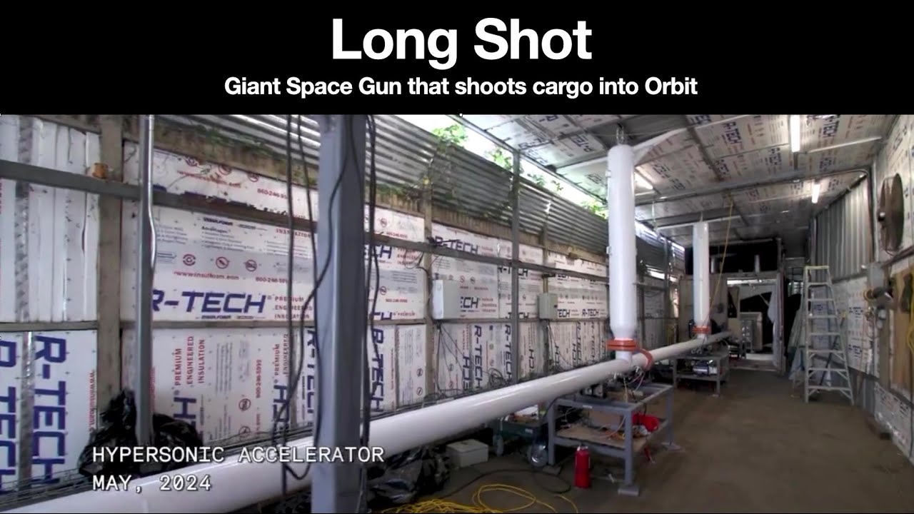 LongShot: Giant Space Gun that Shoots Cargo into Orbit - YouTube