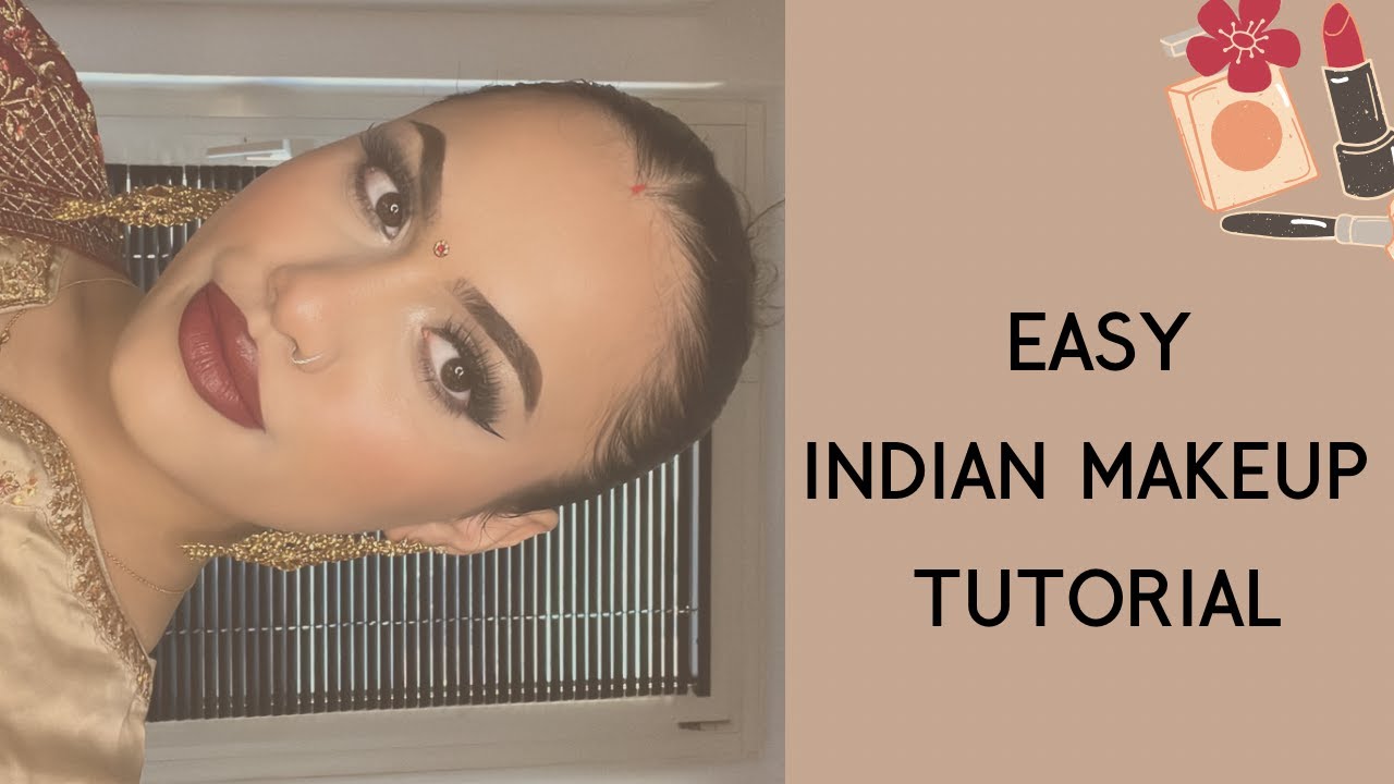 Indian Makeup Tutorial ️ / Leichtes INDISCHES Makeup #glamwithdaminee # ...