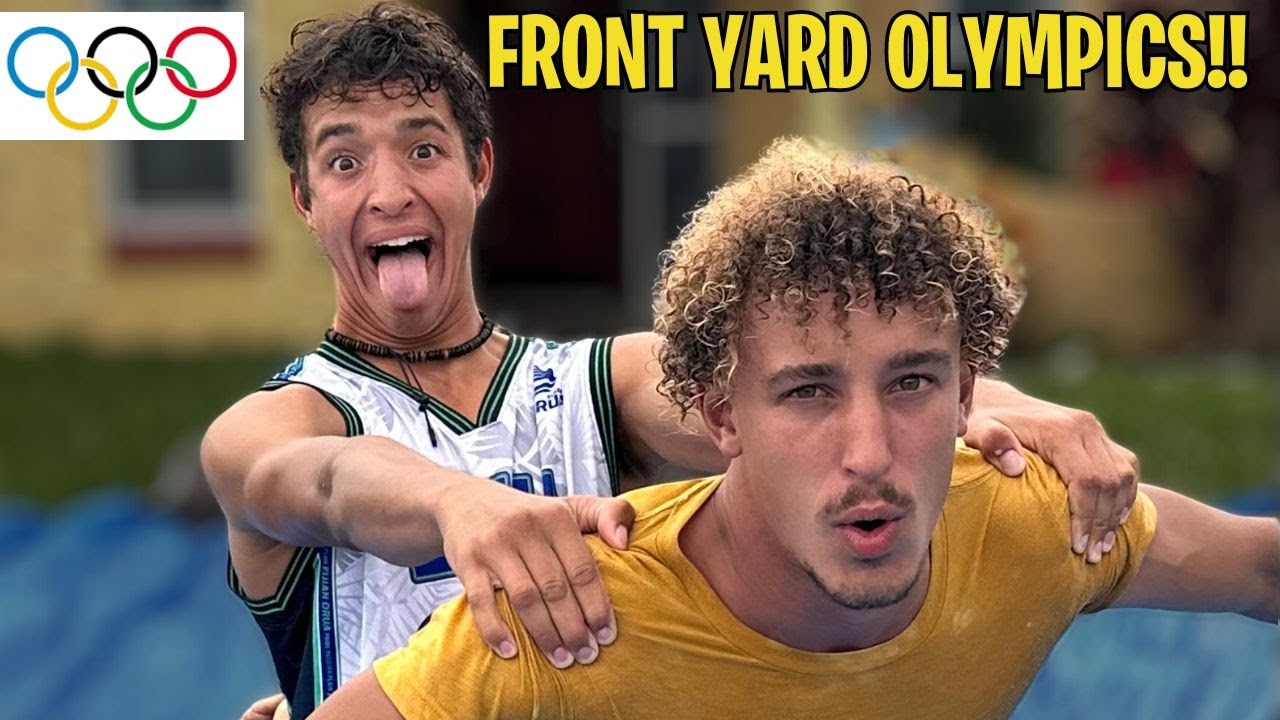 Olympic Slip-N-Slide Gymnastic’s Floor Routines! *HILARIOUS* - YouTube