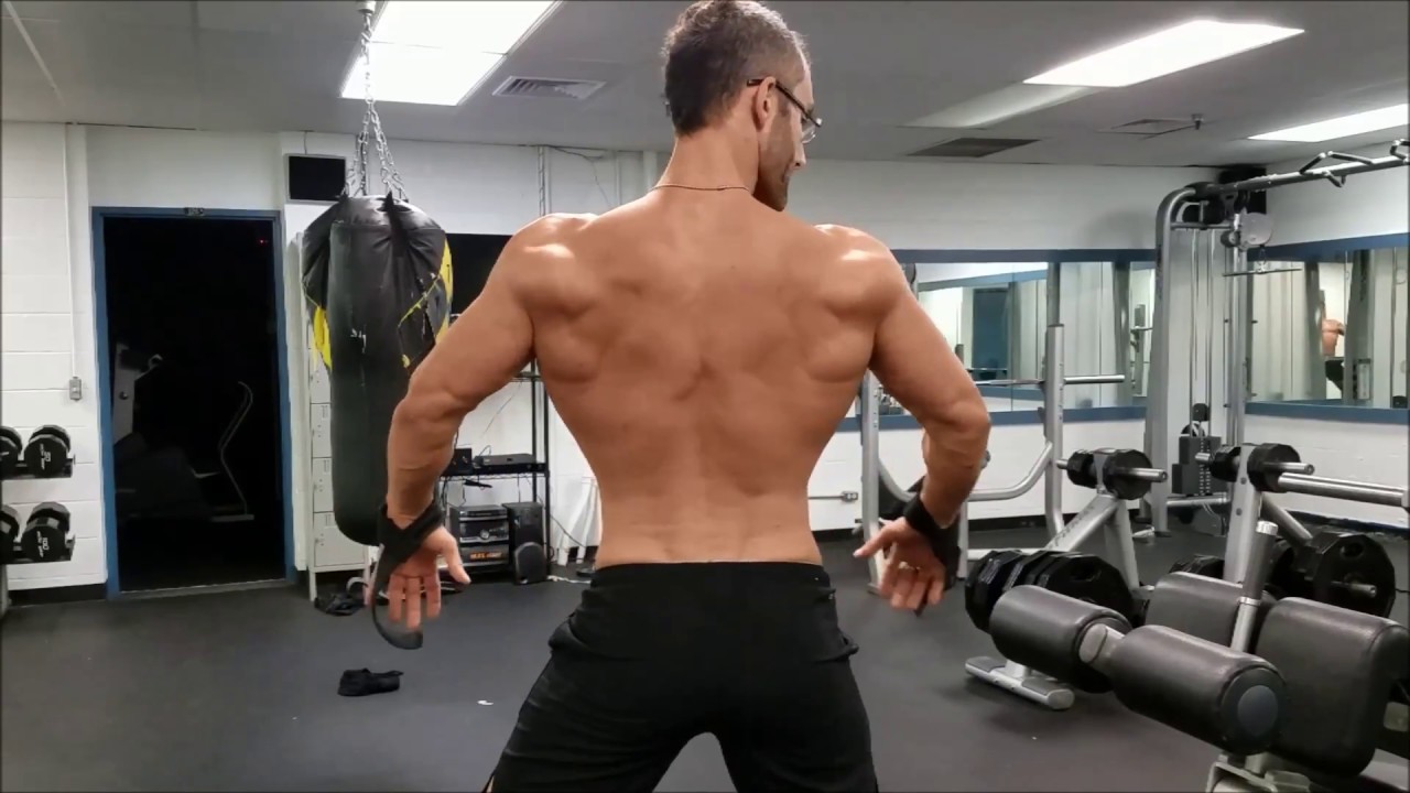 Entire back routine - i mixed 3 pre workouts at the same time - YouTube