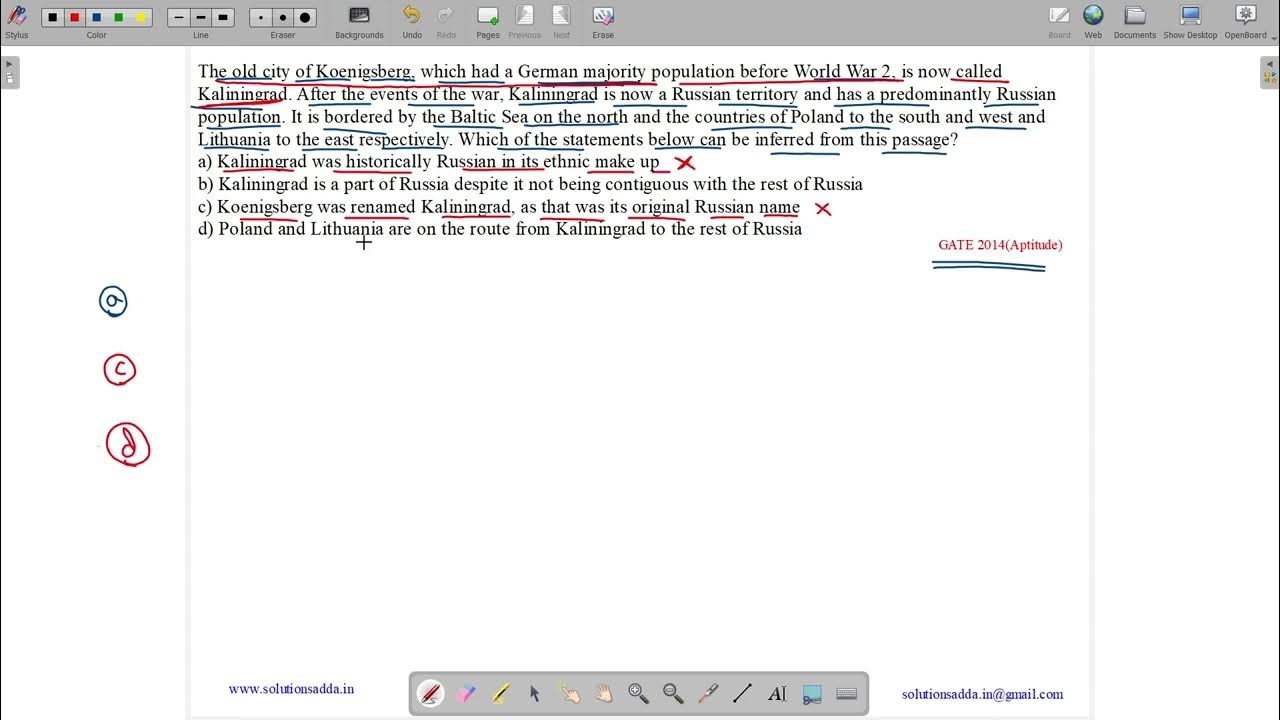 Gate 2014 Set 2 Aptitude Problem Solving Gate Test Series Solutions Adda Explained By