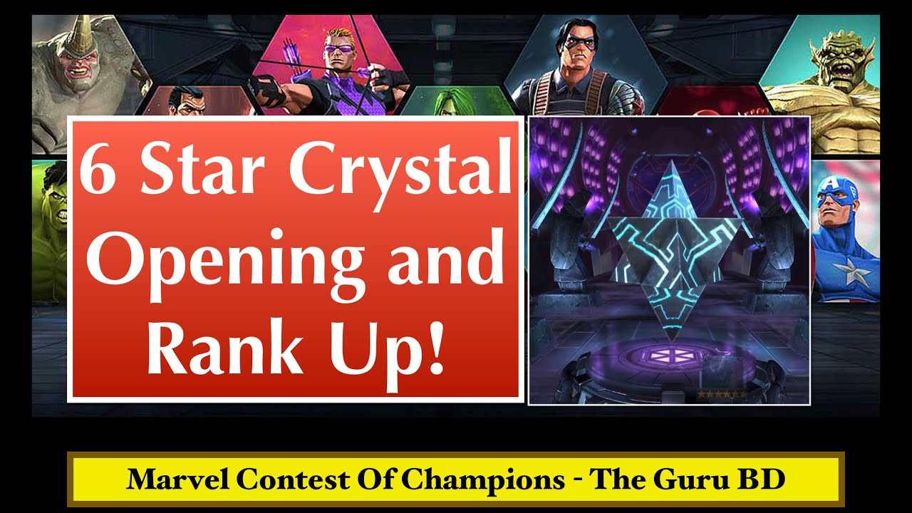 6 Star Champion Crystal Opening and Rank Up. - YouTube