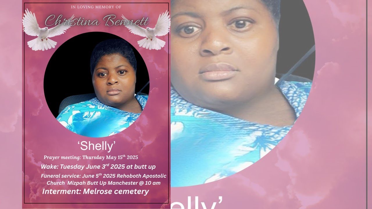 Funeral Service for the late Christina " Shelly" Bennett | June 5, 2025 ...