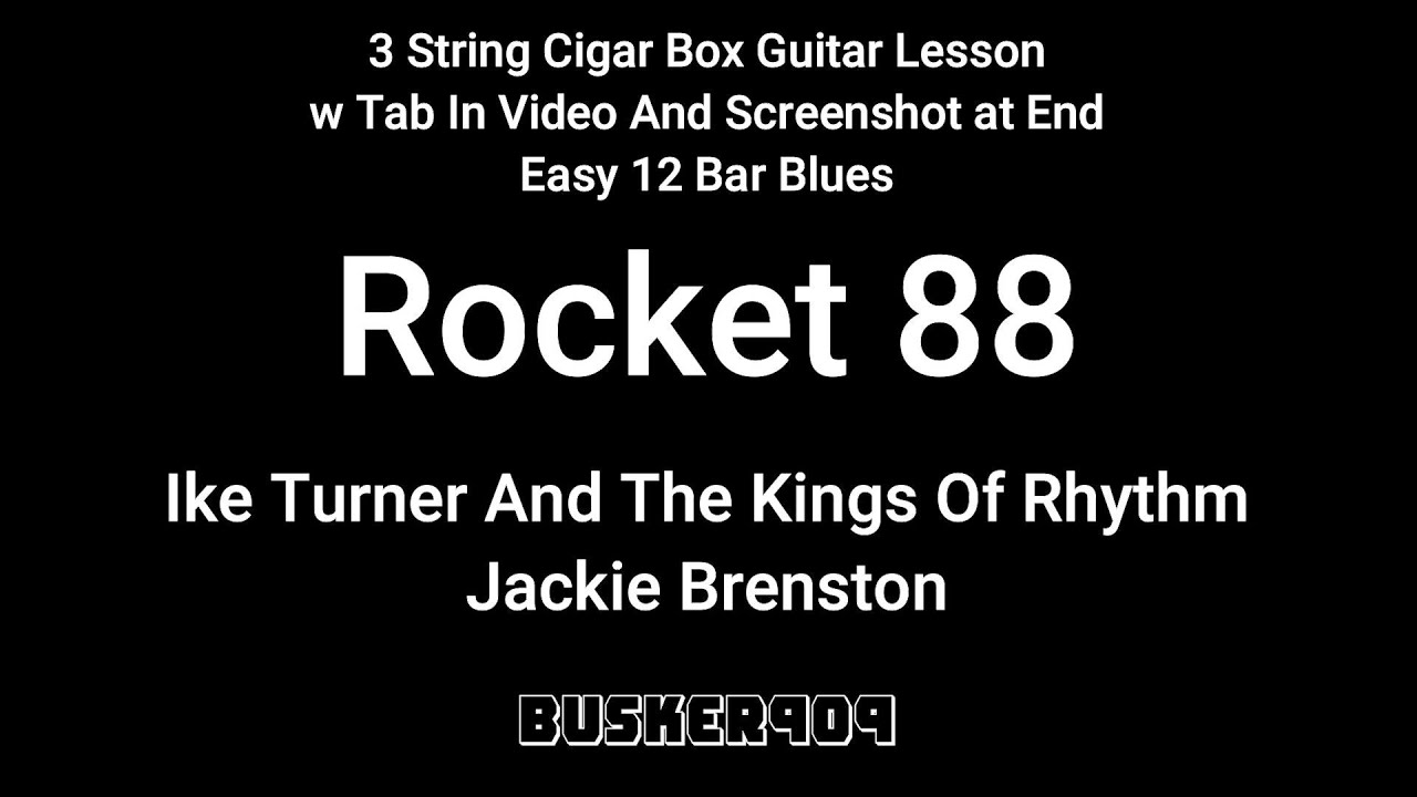 Rocket 88 - First Rock & Roll Song? (Ike Turner/Jackie Bresner) 3 ...