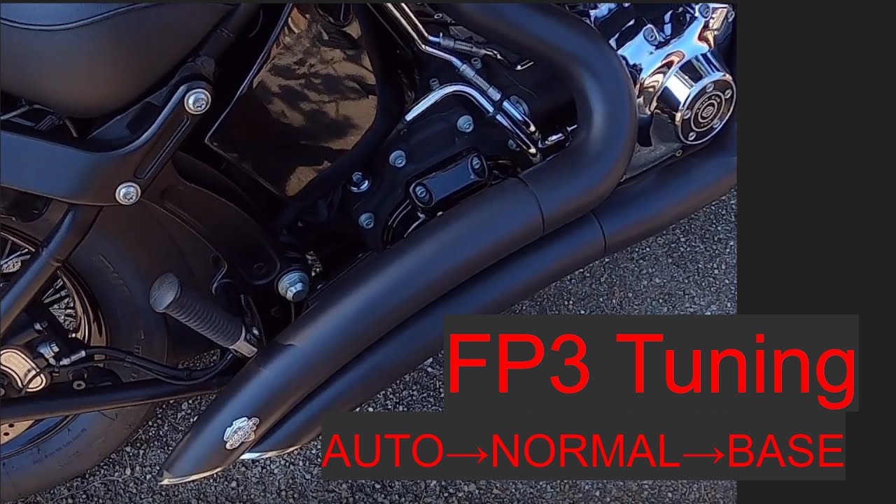 【FP3 Tuning】 Auto Tuning→Normal Map→Base Map exhaust sound Harley Davidson ～Moto Vlog～ - YouTube