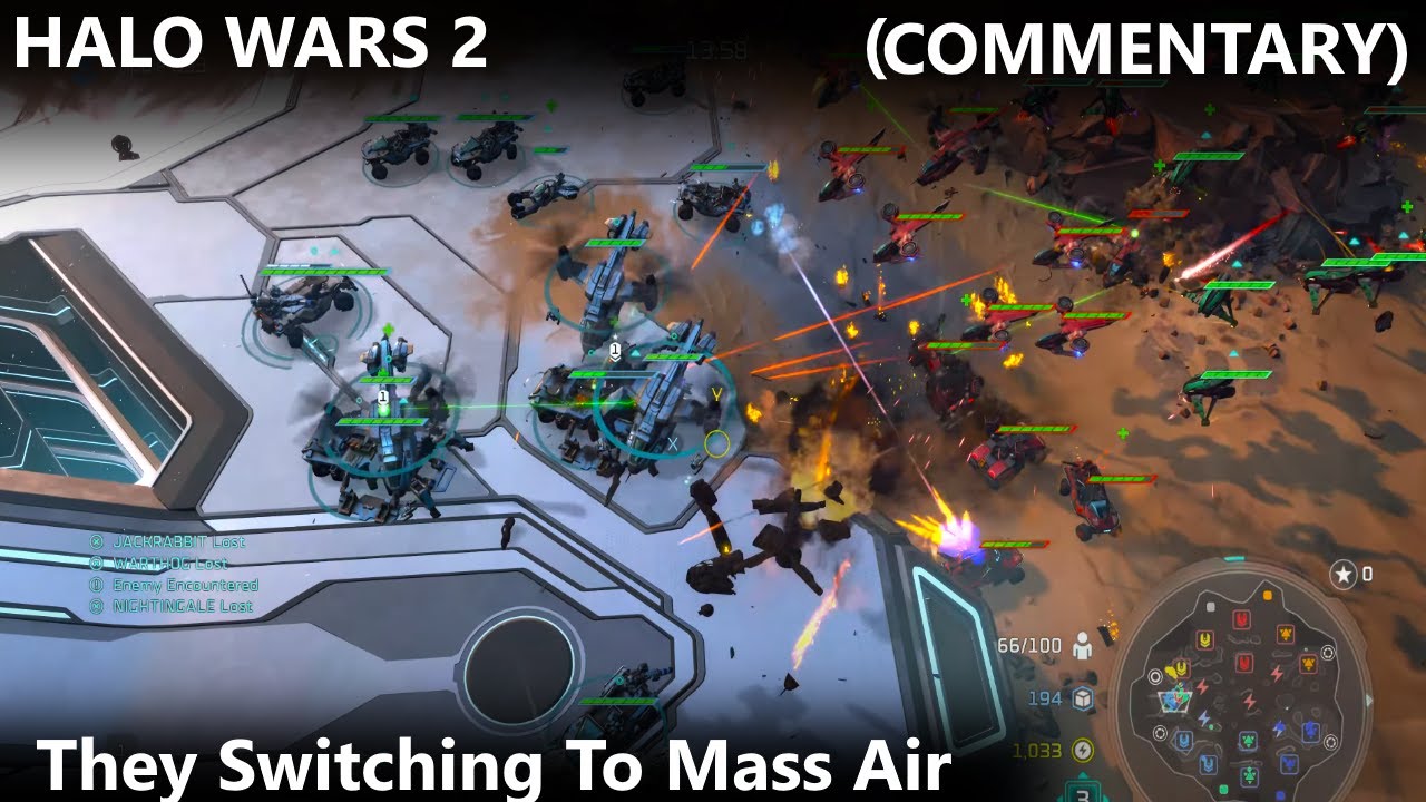 They all tried switching to All Air • Halo Wars 2 Multiplayer Gameplay (Commentary) - YouTube
