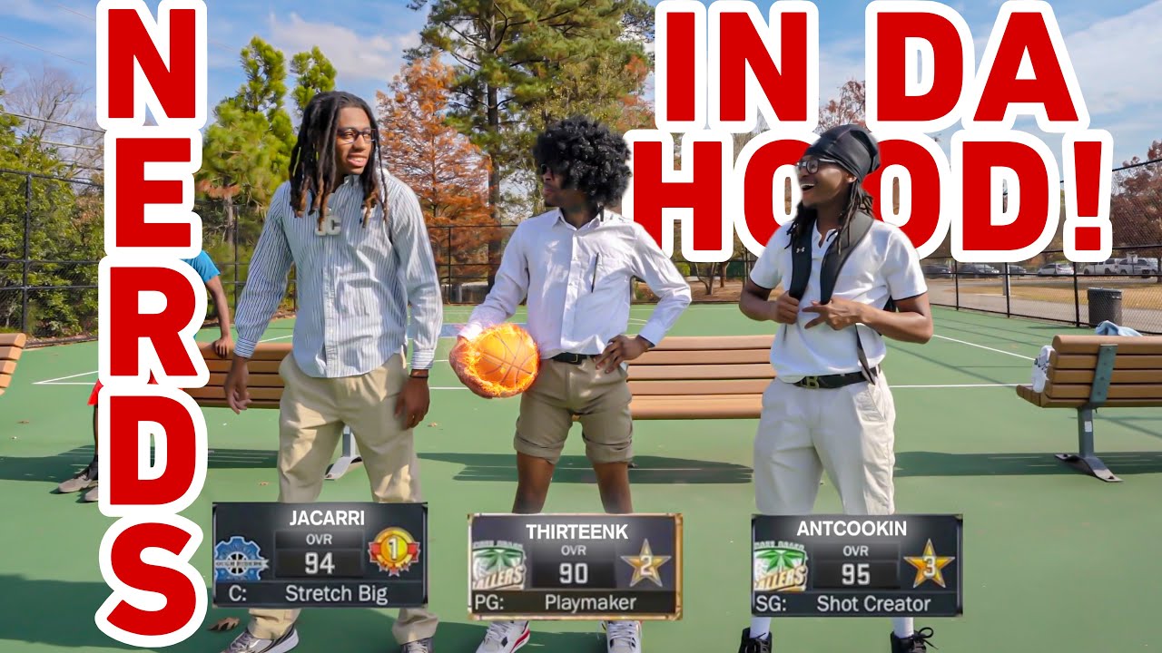 NERDS Plays Basketball In The HOOD !!! - YouTube
