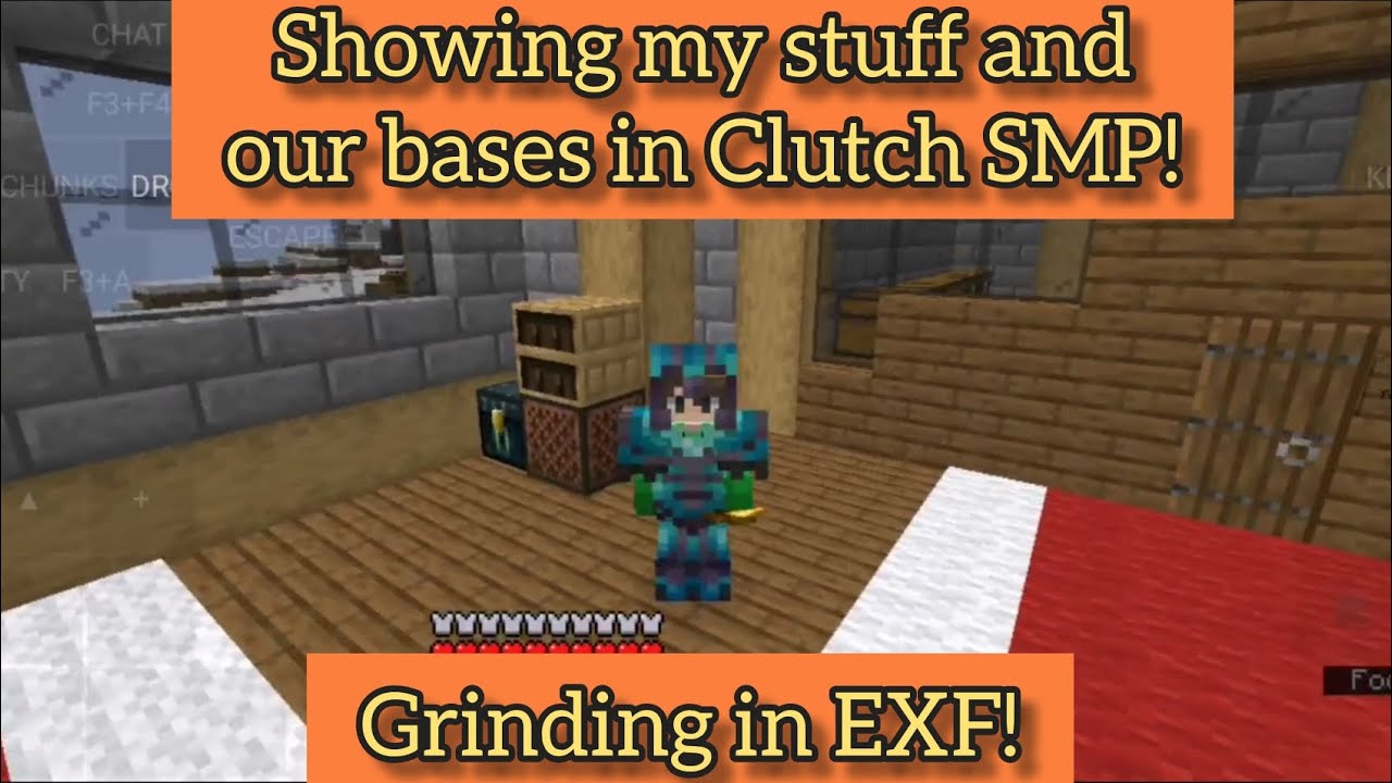 Showing my stuff, our bases and farms in Minecraft Clutch SMP S2/S3 ...
