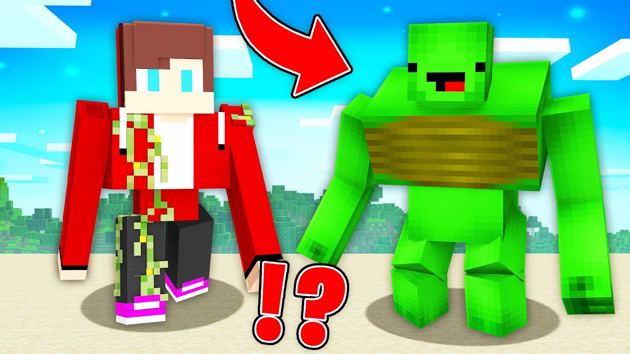JJ is a MUTANT GOLEM, Mikey is a MUTANT ZOMBIE! Mikey SAVES JJ in Minecraft Maizen - YouTube
