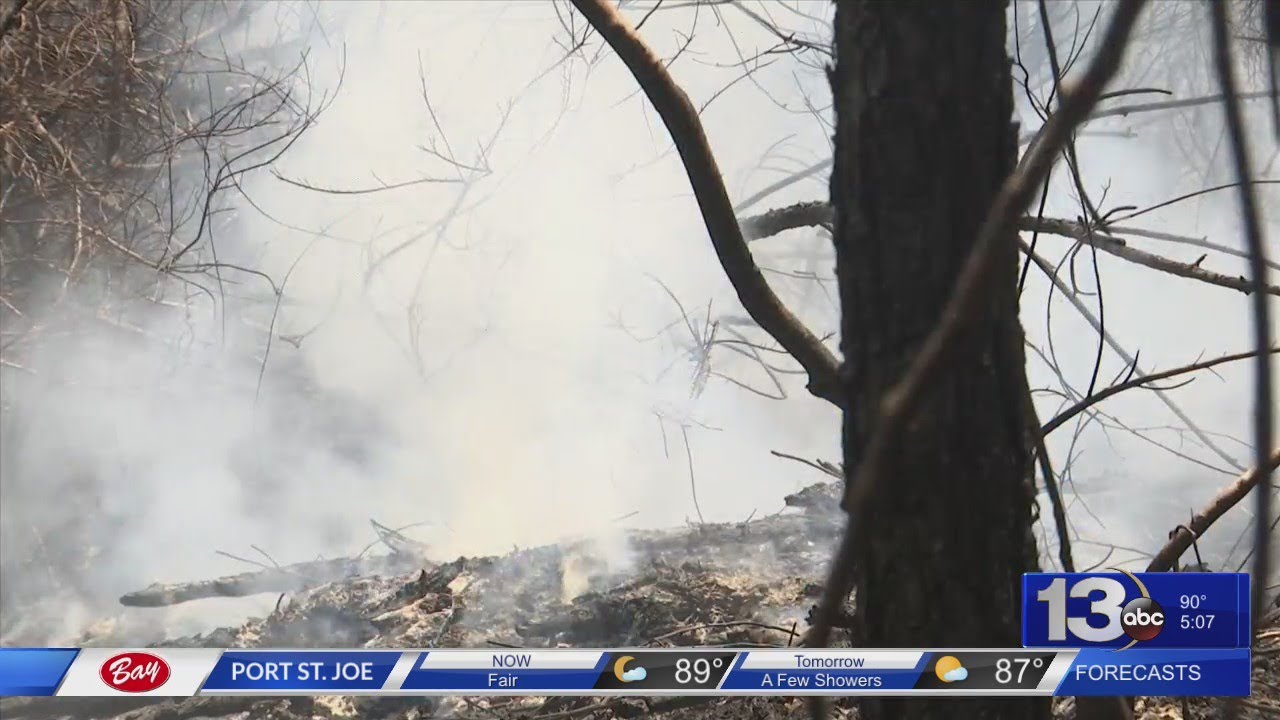 Southport fire mostly contained - YouTube