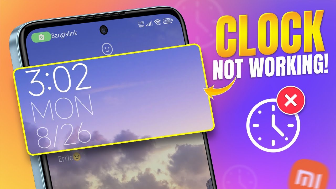 How to Fix Xiaomi Clock Not Working Issue on Redmi Android | Resolve ...