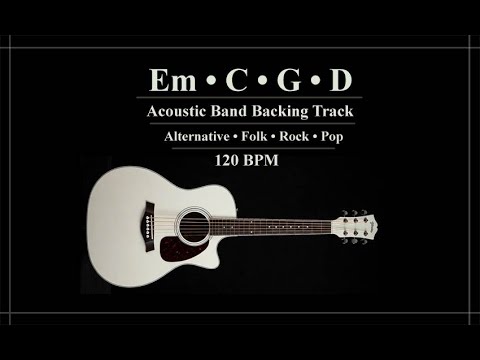 Em • C • G • D • Acoustic Band Backing Track • Alternative • Folk ...
