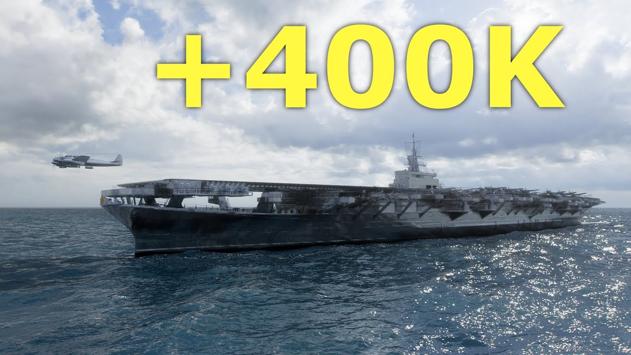 World of WarShips Shinano - 2 Kills 405K Damage | NEW SHIP - YouTube