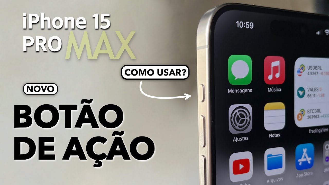 9 Funções Incriveis do Novo Botão de Ação do iPhone 15 PRO / MAX 🤩 ...